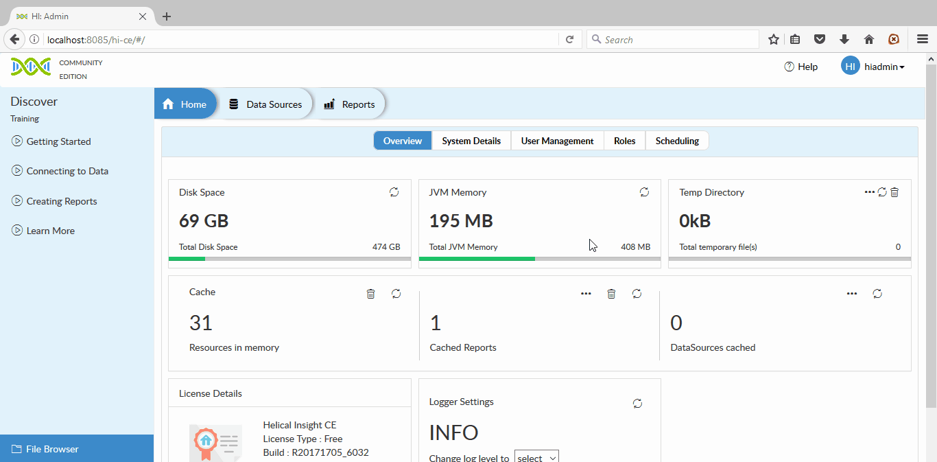 Helical Insight Community Edition